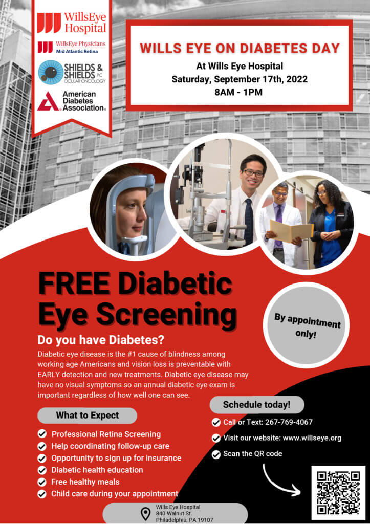 Diabetes Day Wills Eye Hospital