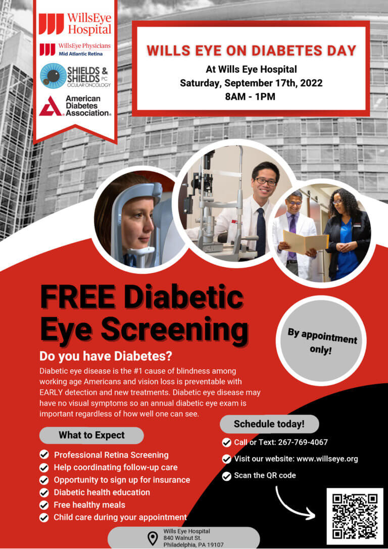 Diabetes Day Wills Eye Hospital Diabetes Day Wills Eye Hospital