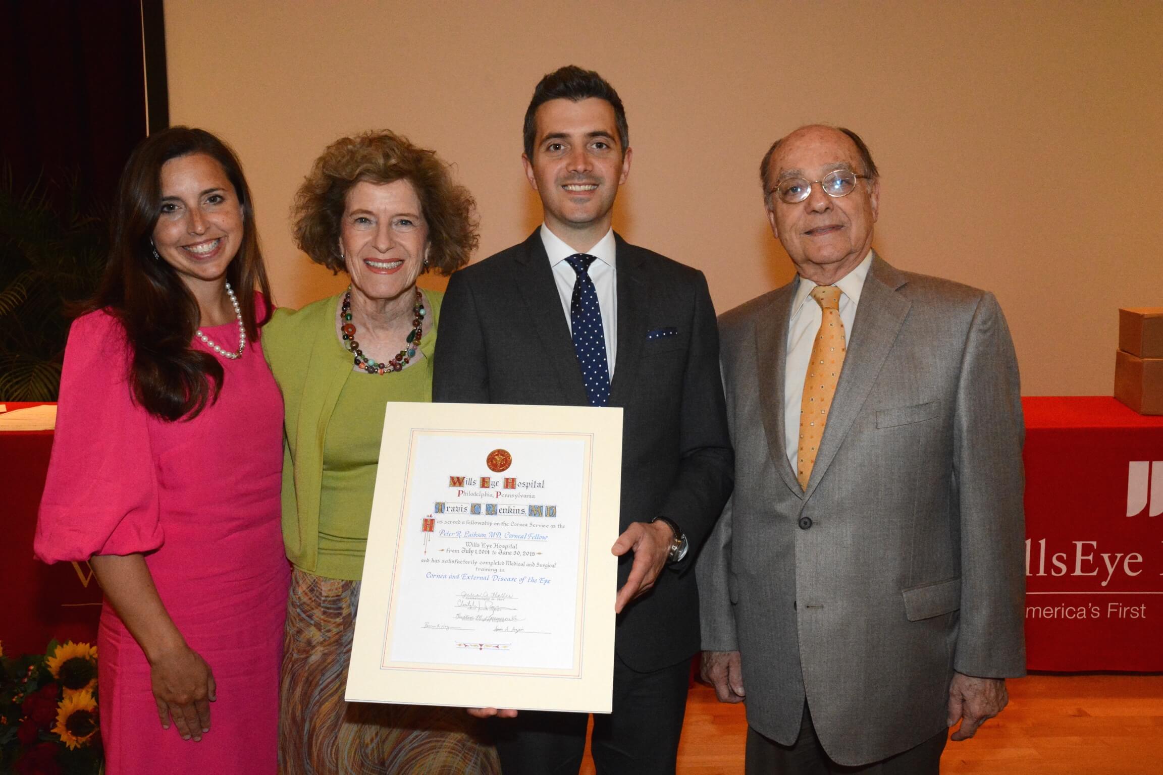Philanthropy_Cornea Fellowships_Laibson_DSC_3593 Laibson | Wills Eye Hospital